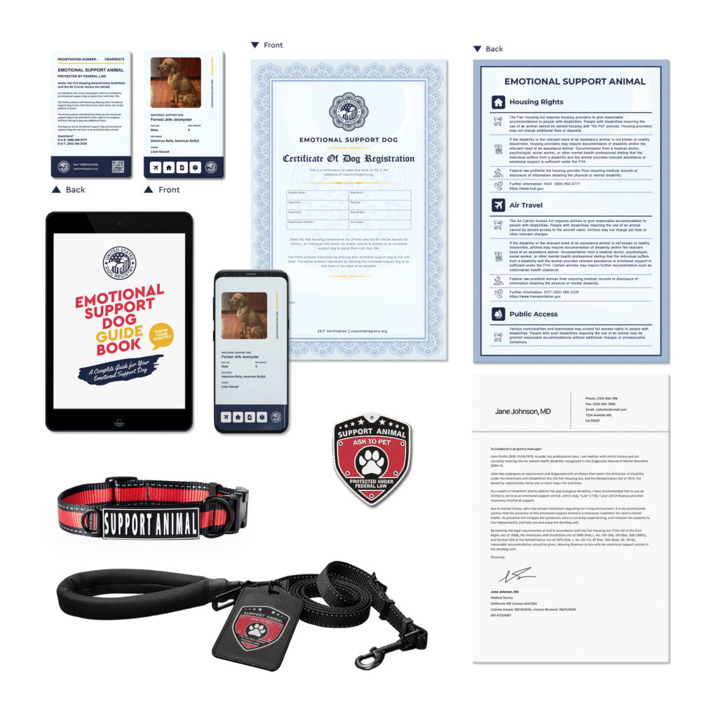 Emotional Support Dog Registration Updated Renewal Visibility Bundle emotional-support-dog-registration-updated-renewal-visibility-bundle